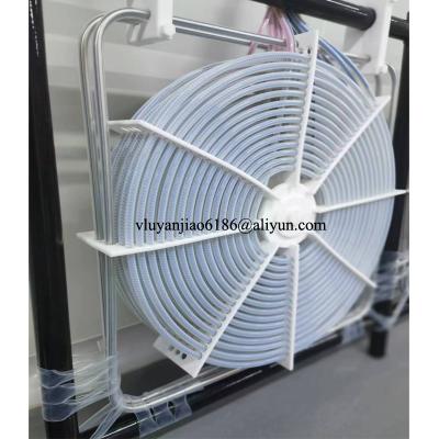 China PTFE Sheathed Heating Elements 110V - 480V Chemical Bottom PTFE Frame Immersion Heater for sale