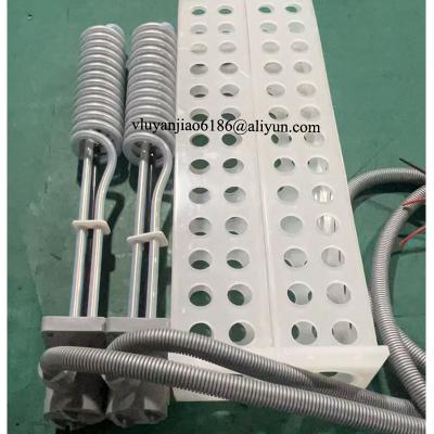 China Vertical Spiral Teflon PTFE Immersion Heaters 400v 1p 2kw With PP Protection Cover for sale