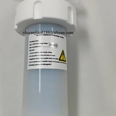 China PFA Inline Chemical Semiconductor Heater For Heating Potassium Hydroxide KOH for sale