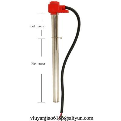 China Single Tube Titanium Immersion Heater SUS304 SUS316 50mm Over The Side Heating Element for sale