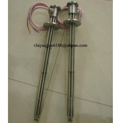 China Flange Electric Immersion Heater SUS316 Titanium Immersion Heating Element Customized for sale