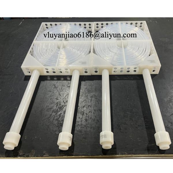 Quality PVDF Frame PTFE Heat Exchanger for heating solutions in chemical tank for sale