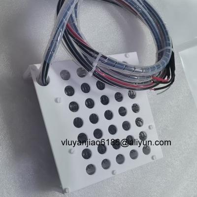 China 230V Single Phase 2kw 200*200*50mm PTFE Frame Immersion Heater With J Type Thermocouple for sale