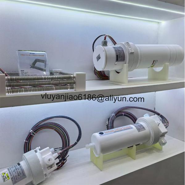 Quality 400V 3P 6KW PFA Inline Chemical Heaters For Semiconductor Manufacturing for sale