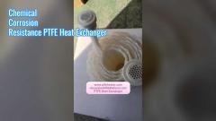 Excellent Chemical Corrosion Resistance 100% Pure PTFE Heat Exchanger For Both High And Low Temperat