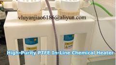 380V 3Phase 36KW High-Purity PTFE In-Line Chemical Heaters For DI water Heating