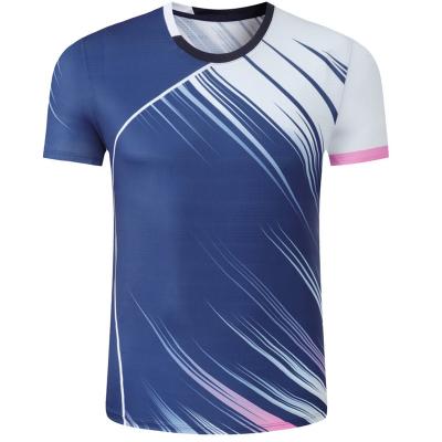 China 2022 badminton women's quick drying sports suit men's summer women's fashion competition culottes short sleeve table tennis ball for sale