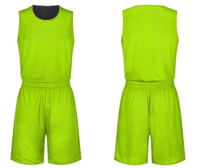 China Latest Custom Logo High Quality Design Unique Reversible Sports Sublimation Basketball Jyouth reversible basketball jersey for sale