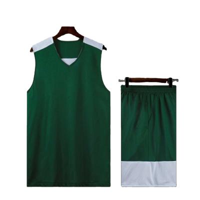China High quality Polyester  Uniforms Quick-drying Youth blank set logo adding customize Basketball Uniforms basketball jersey for sale