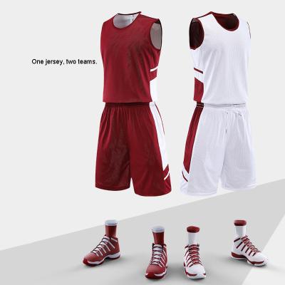China Customized basketball clothes basketball suit club basketball jersey custom made team set uniform for sale