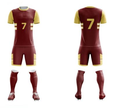 China Full body print personalized customized football suit set top training suit for sale