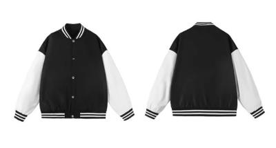 China Baseball jacket men's spring and autumn loose top casual coat customized wholesale printed pattern logo for sale