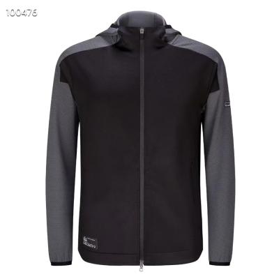 China Wholesale High Quality Jacket Polyester Material Fashion Woven Knit Jacket Vintage Adults Crew Neck Thin Floral for Men Autumn for sale