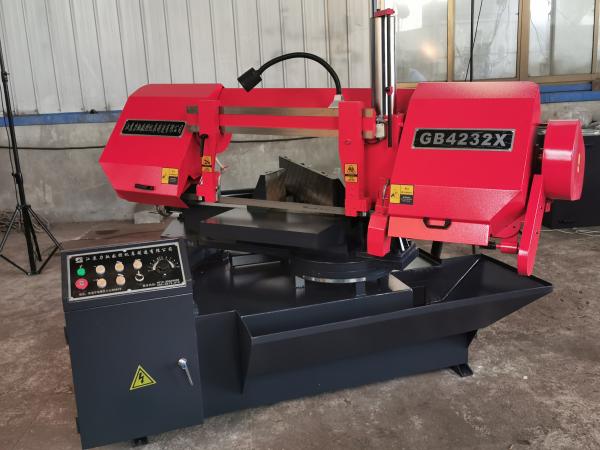 Quality GZ4232 Automatic Horizontal Cnc Band Saw Cutting Machine For Precision Cutting for sale
