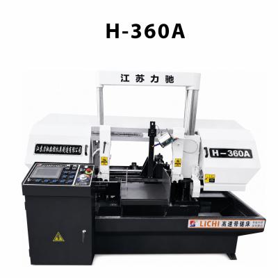 China H-360A White Black Metal Cutting Band Saw Customized  Horizontal Metal for sale