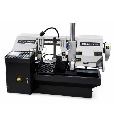 China GZ4232 CNC Horizontal Metal Band Saw Hydraulic Feeding Linear Encoder Positioning for sale