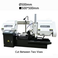 Quality GZ4250 Heavy Duty Fully Automatic Horizontal Bandsaw Cut Between Two Vises for sale