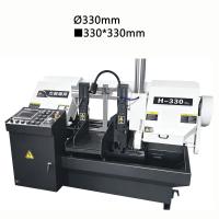 Quality H-330 Semi Automatic Metal Band Saw Machine Hydraulic Cutting Equipment for sale