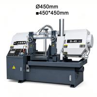 Quality B-45 CNC Metal Cutting Band Saw Machine Auto Feeding For Steel Bar Workpiece for sale