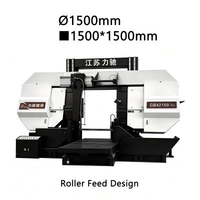 China GB42150 Gantry Band Saw Machine Roller Type Feeding for Large Steel Billets Cutting for sale