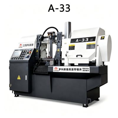 China A33 Band Sawing Machine Variable Frequency Speed Hydraulic Type For Metal Cutting for sale