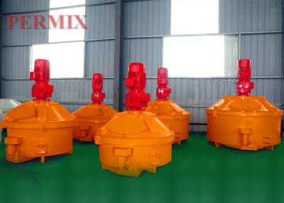 China PCCP Water Pipe Refractory Paddle Mixer , 1-3 Unloading Doors Stationary Concrete Mixer for sale