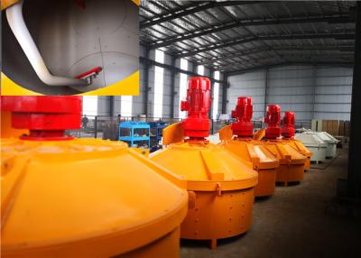 China High Chrome Alloy Refractory Pan Mixer , Casting Coatings Hydraulic Concrete Mixer for sale