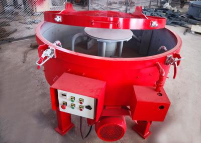 China Red Refractory Mixer Machine Mt250 5 Scraper Fast Discharging Speed Quick Mixing for sale
