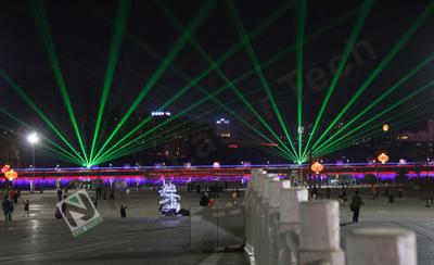 China Customizable 10W Full Color 3D Animation Laser Show Projector Energy Saving for sale