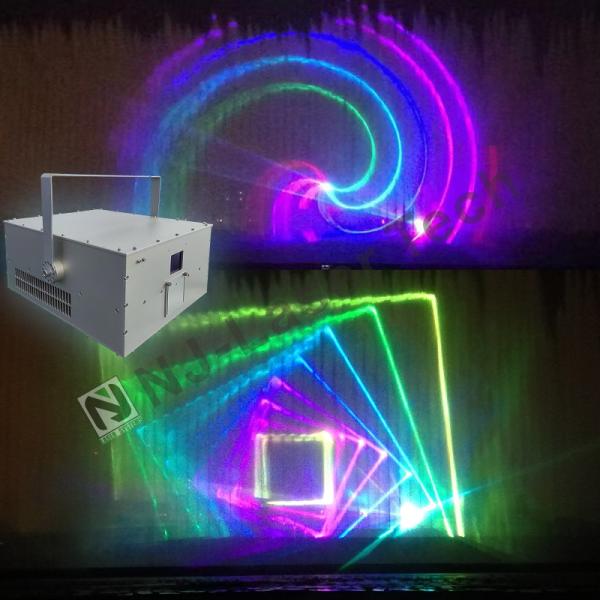 Quality High Efficiency RGB Brilliant Laser Show With Laser Color Green Customized for sale