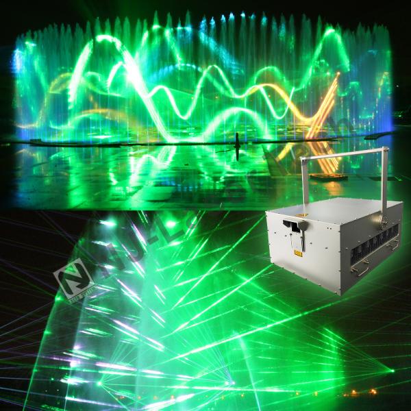 Quality High Efficiency RGB Brilliant Laser Show With Laser Color Green Customized for sale