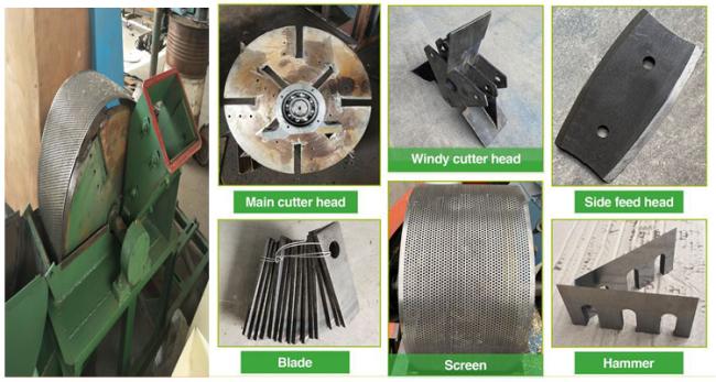 Peanut Shell Coconut Husk Crusher Hammer Mill Machine Grinding Machine