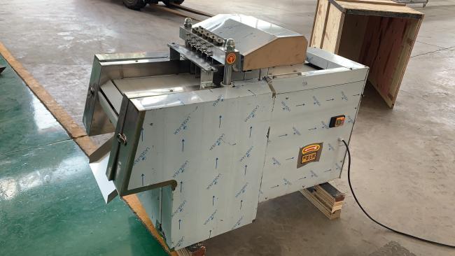 Automatic Diced Frozen Meat Cutting Machine Fresh Meat Cube Beef Cutter Chicken Breast Dicer Meat Processing Machine