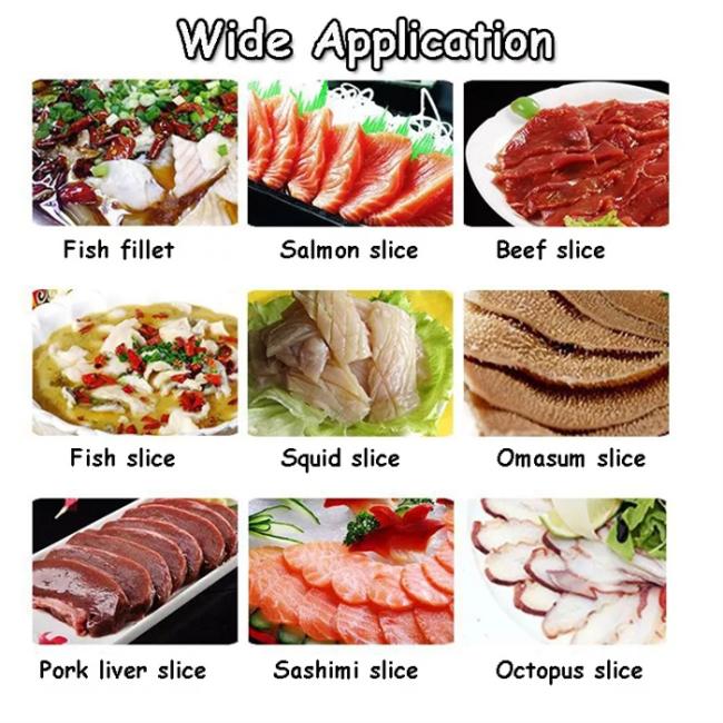 Fish Slicer Machine Small Fish Filleting Machine Smoked Salmon Slicer Meat Processing Machine