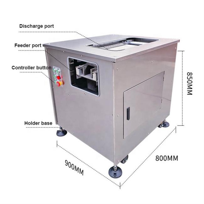 Movable Fish Fillet Making Machine For Sloped Fish Meat Slicer Meat Processing Machine