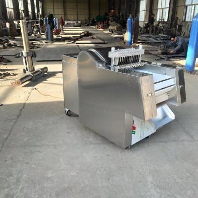 China Automatic Fresh Cube Beef Chicken Dicer Cutter Automatic Goat Machine Cut Meat for sale