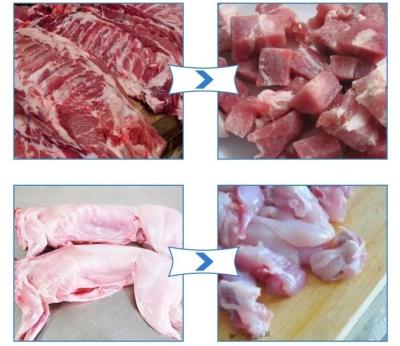 China Automatic Fresh Cube Beef Chicken Dicer Cutter Automatic Goat Machine Cut Meat for sale