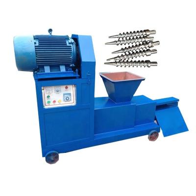 China Screw Wood Log Sawdust Charcoal Briquette Machine In Uganda for sale