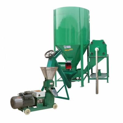China Vertical Feed Mixer Machine Poultry Mixer Grinder Feed Machine For Farm for sale
