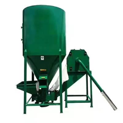 China Horizontal Poultry Feed Making And Mixing Machine Animal Feed Grinder And Mixer for sale