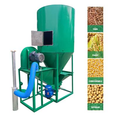 China Poultry Farm Fodder Corn Feed Mill Crusher Animal Feed Grinder And Mixer Machine for sale