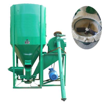 China Horizontal Poultry Feed Making And Mixing Machine Animal Feed Grinder And Mixer for sale