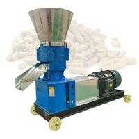 China 7.5kw Flat Die Wood Pellets Machine For Press Making Processing Extruding Pelletizing for sale