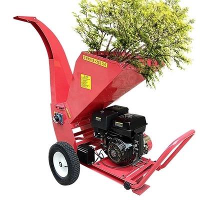 China Firewood Processor 6.5HP Gasoline Wood Crusher Chipper Shredder for sale