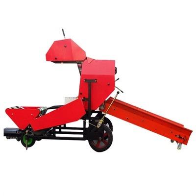 Cina Round silage hay grass baler wrapping machine animal feed baler film packing machine in vendita