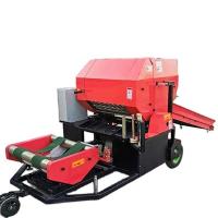China Automatic Silage Bale Wrapper Grass Bundling Machine 15kw Motor ODM for sale