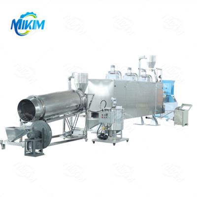 China Automatic feed pellet production line for birds, fish, turtles and pets for sale