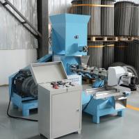 China Floating Fish Food Manufacturing Machine Electric Heating for sale