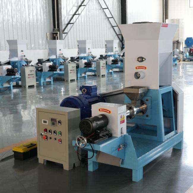 Floating Fish Feed Mill Pellet Extruder Machine