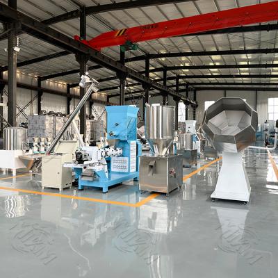 China CE-certified pet food production lines are used for food for dogs, cats, birds, and aquatic animals. for sale